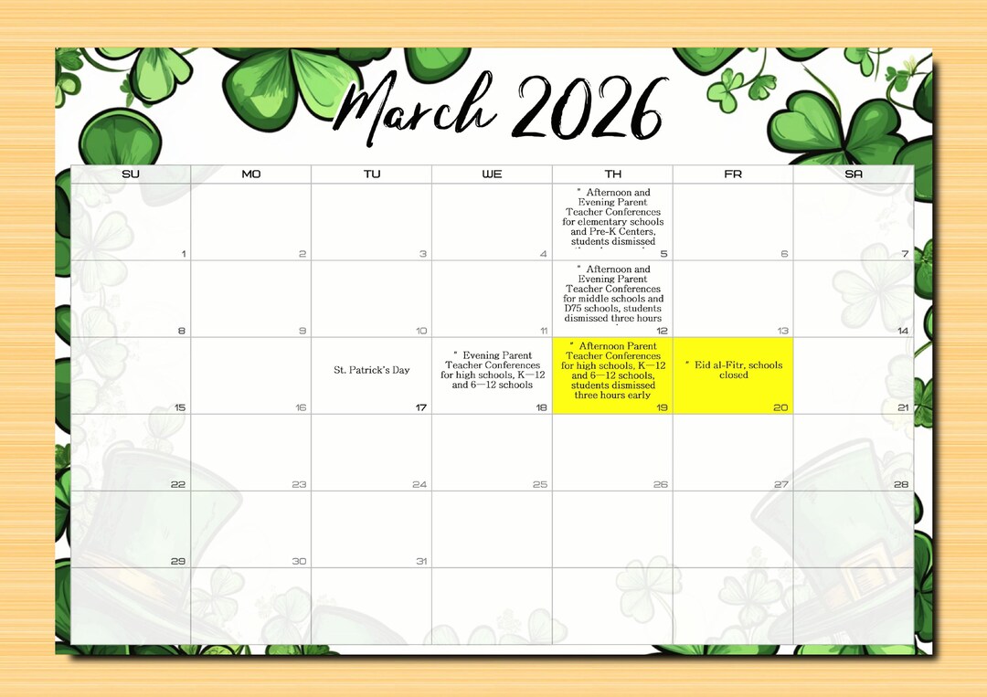 New York School Calendar 2025-2026 (august to June)- Printable, Instant ...