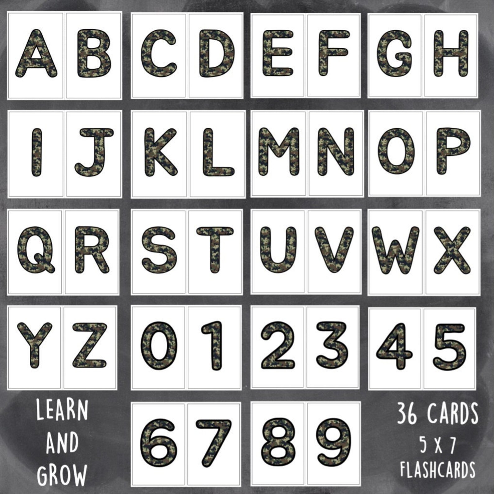 Instant Printable Flash Cards .cool Printable Flash Cards. Downloadable ...