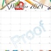 Blank School Calendar 2024-2025 (august to June)- Printable, Digital ...