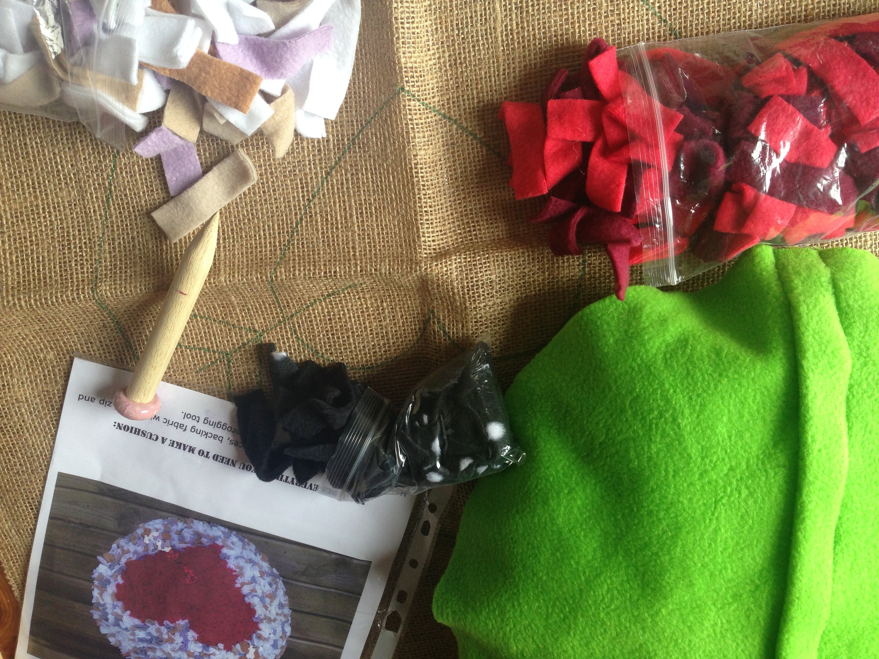 Proggy Cushion Kit/ Proggy Craft Kit - Etsy UK