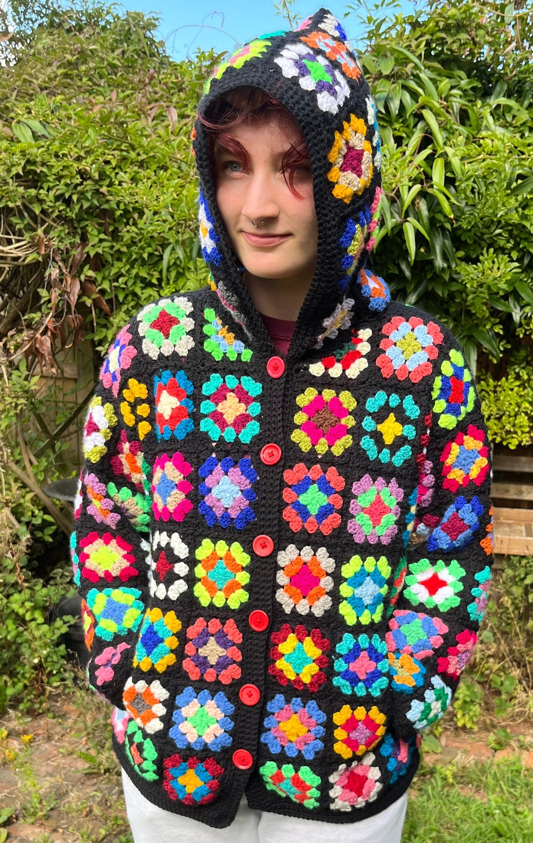 Joyful Granny Squares Festival Jacket - Etsy