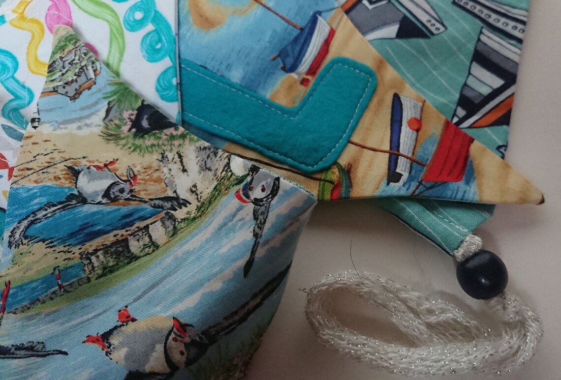 Patchwork Seaside Bunting Relax Garland - Etsy