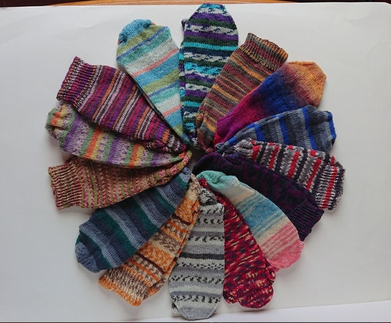 Hand Knitted Socks | Etsy