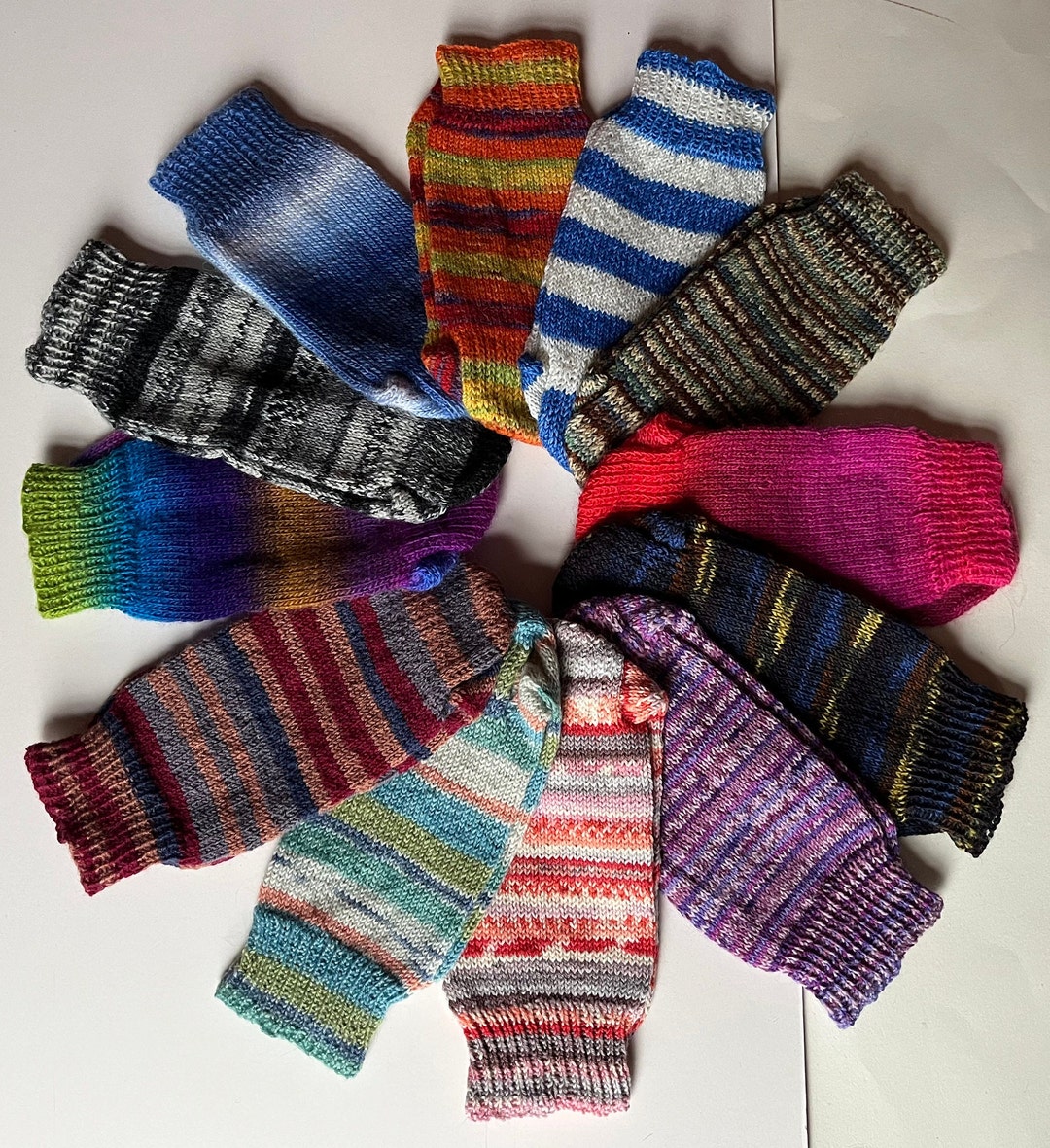 Hand Knitted Socks - Etsy