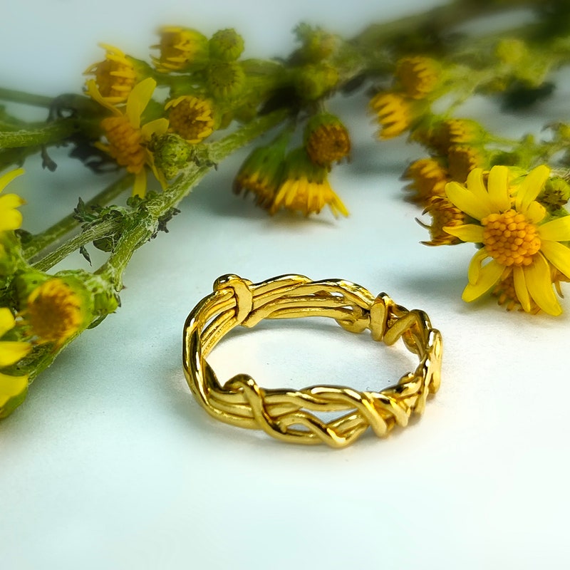 Organic Wedding Ring - Etsy