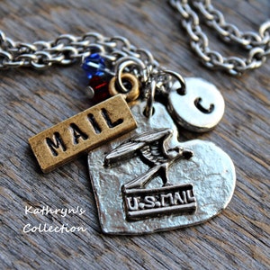 Postal Worker Necklace, Postal Clerk, Post Office, Mail Necklace, Mail ...