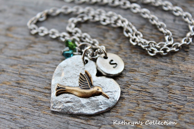 Hummingbird Necklace Hummingbird Jewelry Hummingbird Gift | Etsy