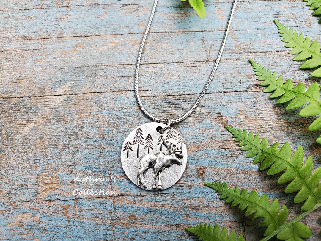 Moose Necklace, Moose Jewelry - Etsy
