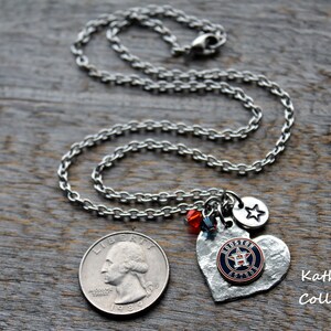 Houston Astros Necklace Astros Baseball Astros Fan Wear - Etsy