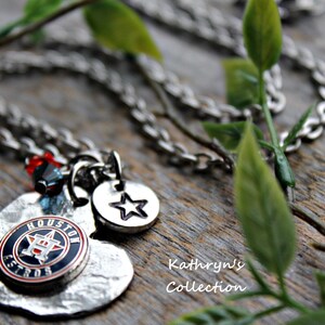 Houston Astros Necklace Astros Baseball Astros Fan Wear - Etsy
