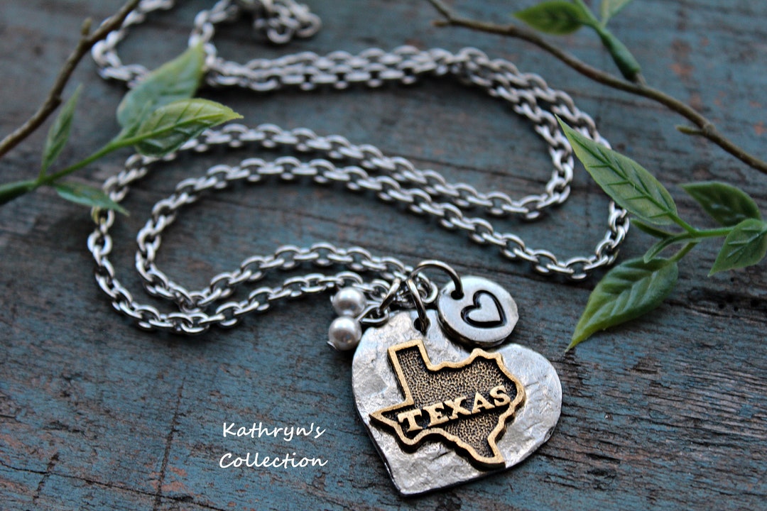 Texas Necklace, Texas Jewelry, Texas Girl, Texas Home, State of Texas ...