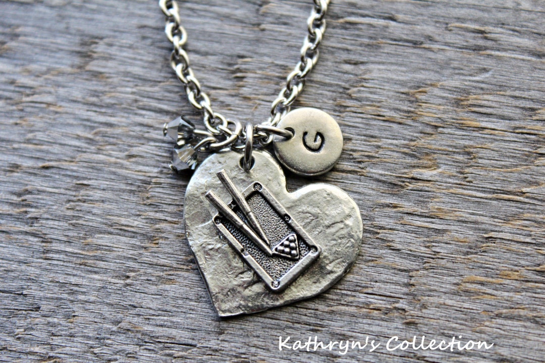 Billiards Necklace, Billiards Jewelry, Pool Shark Necklace, Pool ...