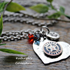 Houston Astros Necklace Astros Baseball Astros Fan Wear - Etsy