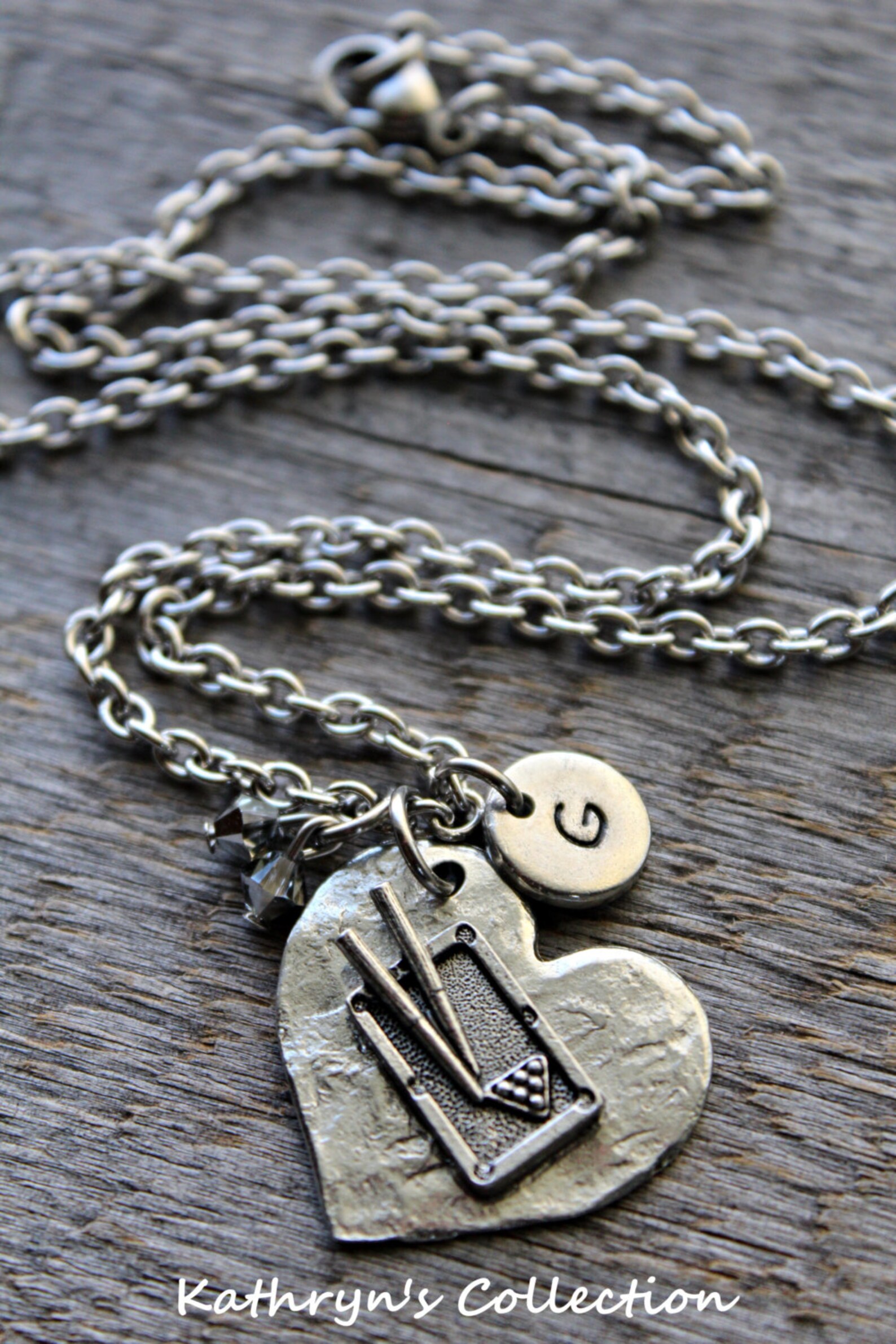 Billiards Necklace Billiards Jewelry Pool Shark Necklace - Etsy