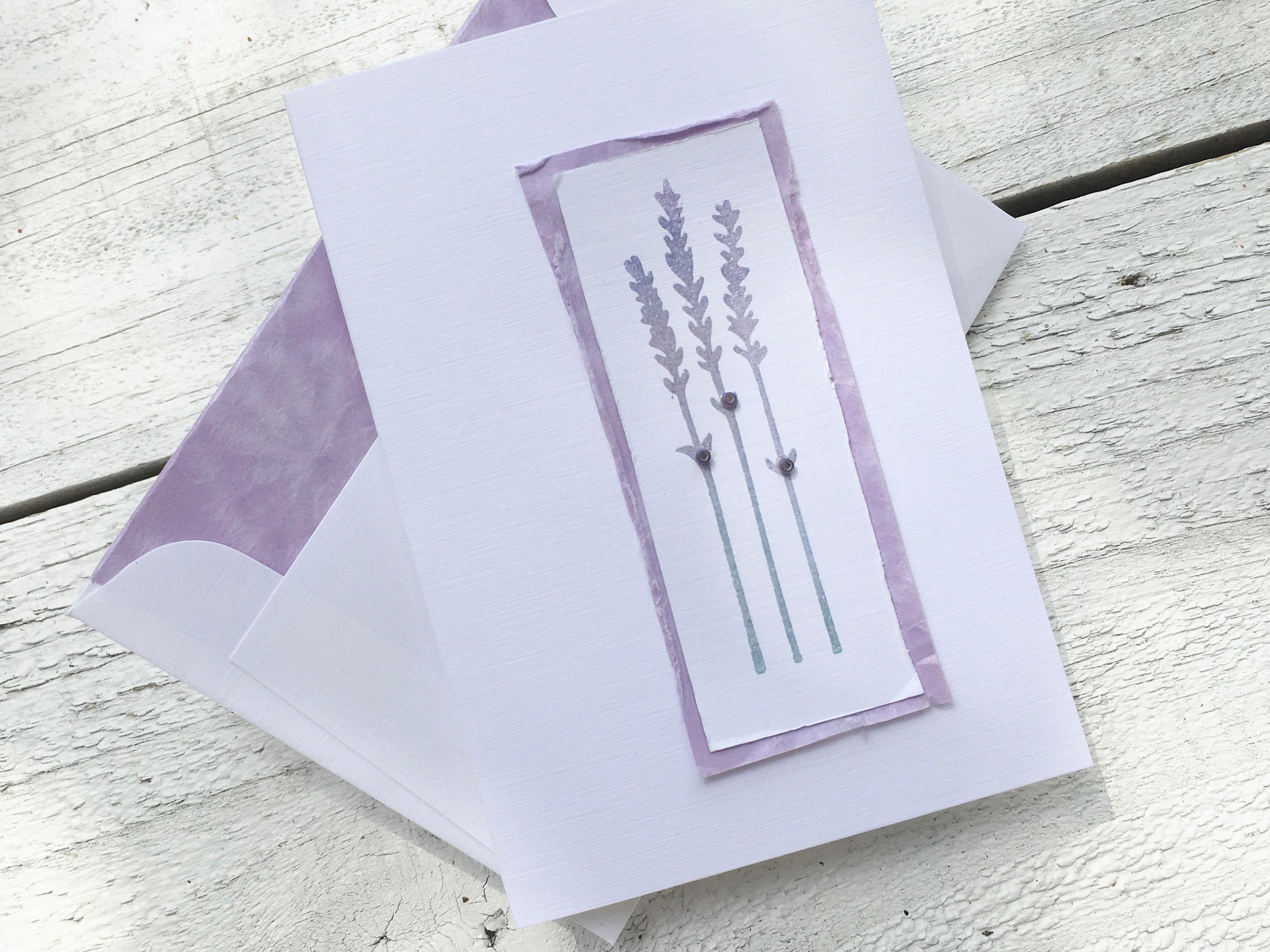 A Bunch of Lavender Note Cards, Lavender Note Cards, Lavender ...