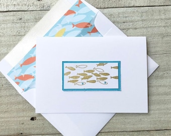 Angel Fish Note Cards Set of 10 With Matching Envelopes - Etsy