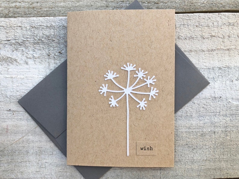 Wish Stationery - Wish Note Card - Wish Card - Dandelion Note Card ...