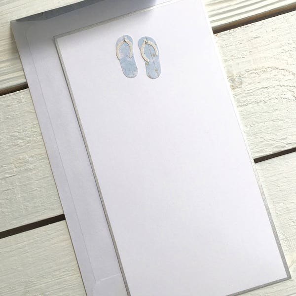 Flip Flop Note Cards - Etsy