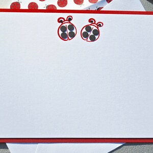 Ladybug Note Cards, Ladybug Stationery, Personalized Stationery ...