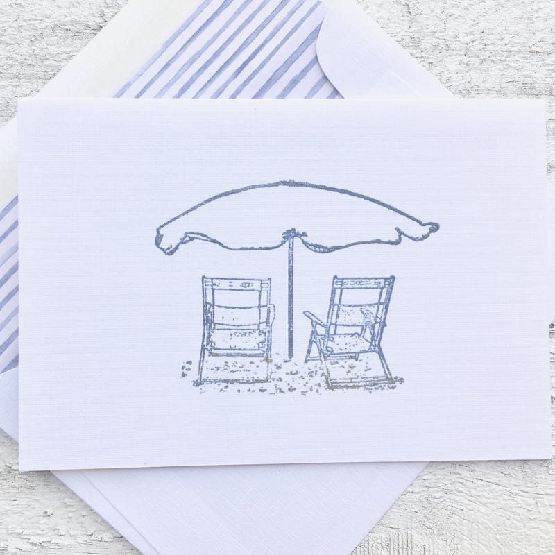 Beach Note Cards - Etsy