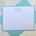 Personalized Note Card, Modern Note Cards, Flat Note Cards, Thank You ...