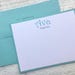 Personalized Note Card Modern Note Cards Flat Note Cards - Etsy