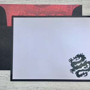 Chinese Dragon Note Cards, Martial Art Note Cards, Dragon Note Cards ...