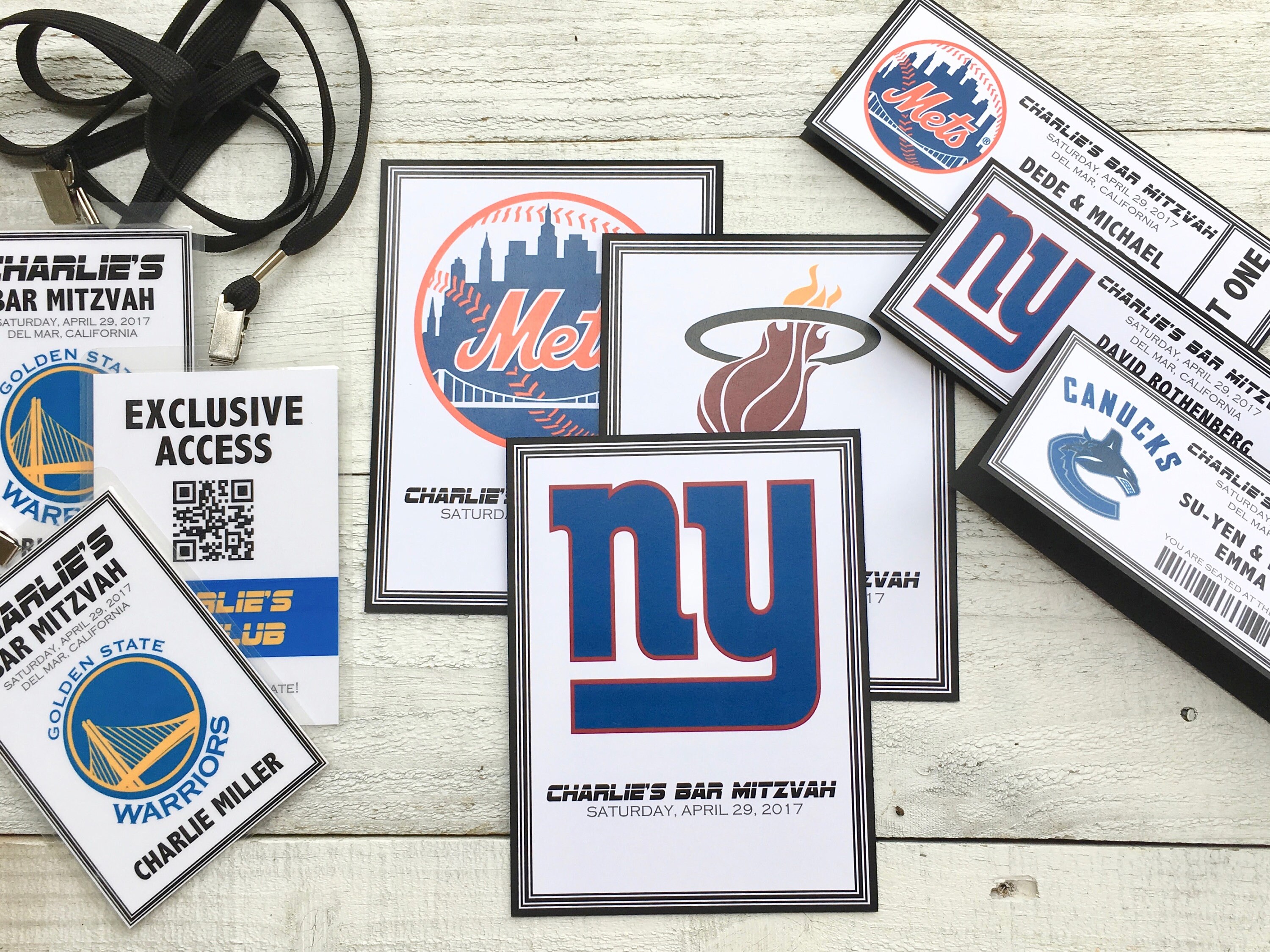 Personalized Lanyard - VIP Lanyards - Sports Seating Cards - VIP ...