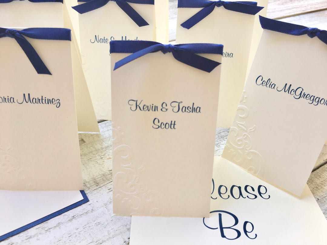 Elegant Table Seating Cards, Table Seating Cards, Seating Cards, Place ...