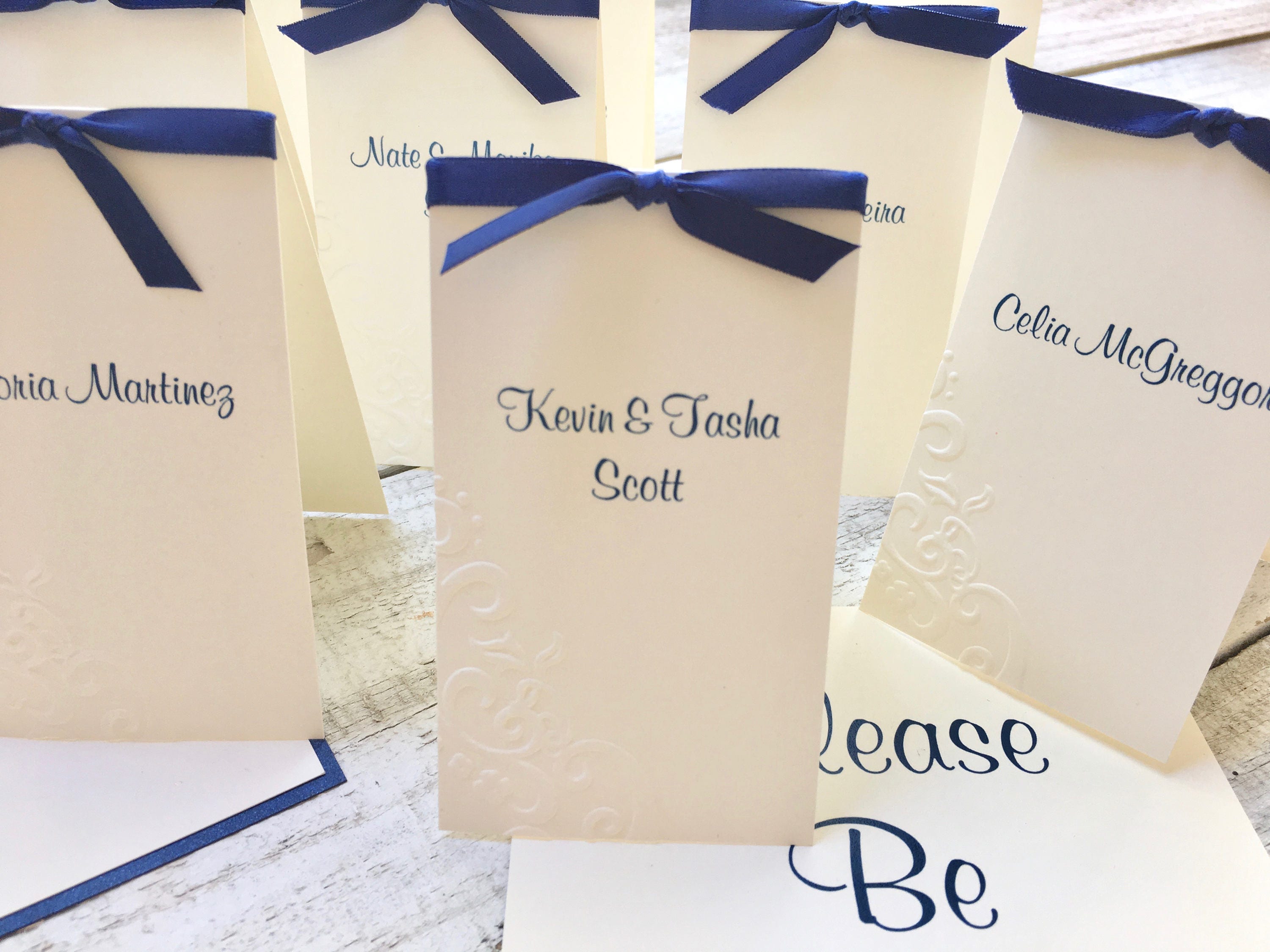 Elegant Table Seating Cards, Table Seating Cards, Seating Cards, Place ...