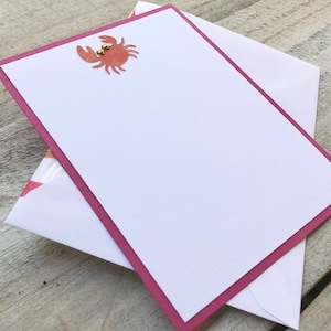 Crab Stationery - Crab Note Cards - Crab Cards - Salt Life Stationery ...