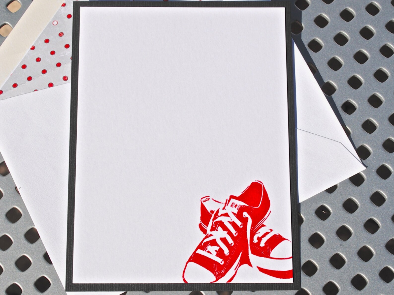 All Star Note Cards, Note Cards, Sneaker Note Cards, Flat Cards ...