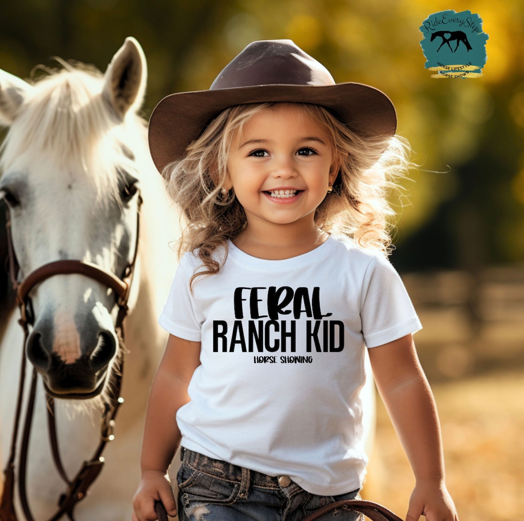 Youth Ranch Kid Horse Shirt, Horseback Riding Shirt, Love Horse Tee ...