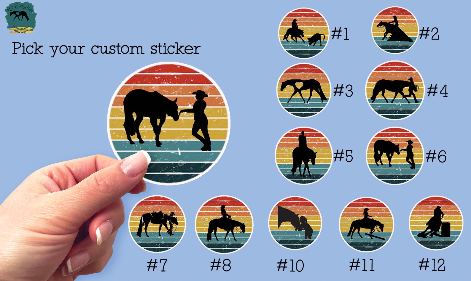 Horse Riding Discipline Sticker Affirmation Sticker - Etsy
