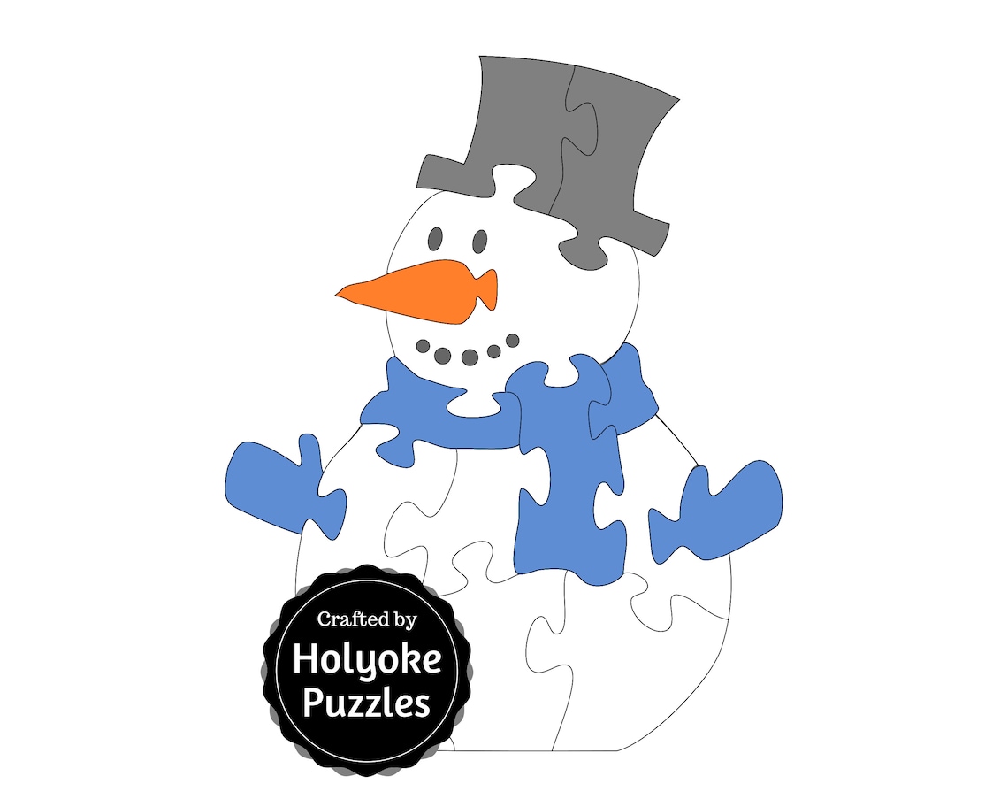 Winter Puzzle Pattern Collection PDF PNG SVG Digital Download - Etsy