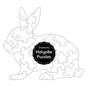Rabbit Puzzle Pattern PDF PNG SVG Digital Download - Etsy