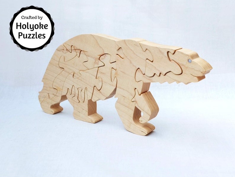 Polar Bear Puzzle Pattern PDF PNG SVG Digital Download - Etsy Ireland