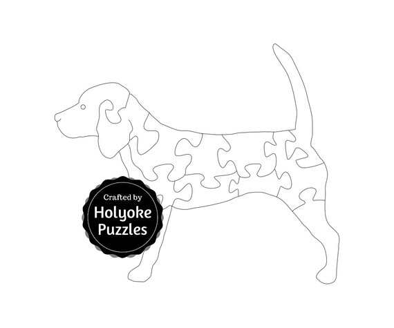Beagle Puzzle Pattern PDF PNG SVG - Etsy Australia