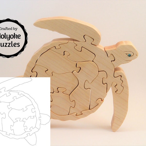 Turtle Puzzle - Etsy