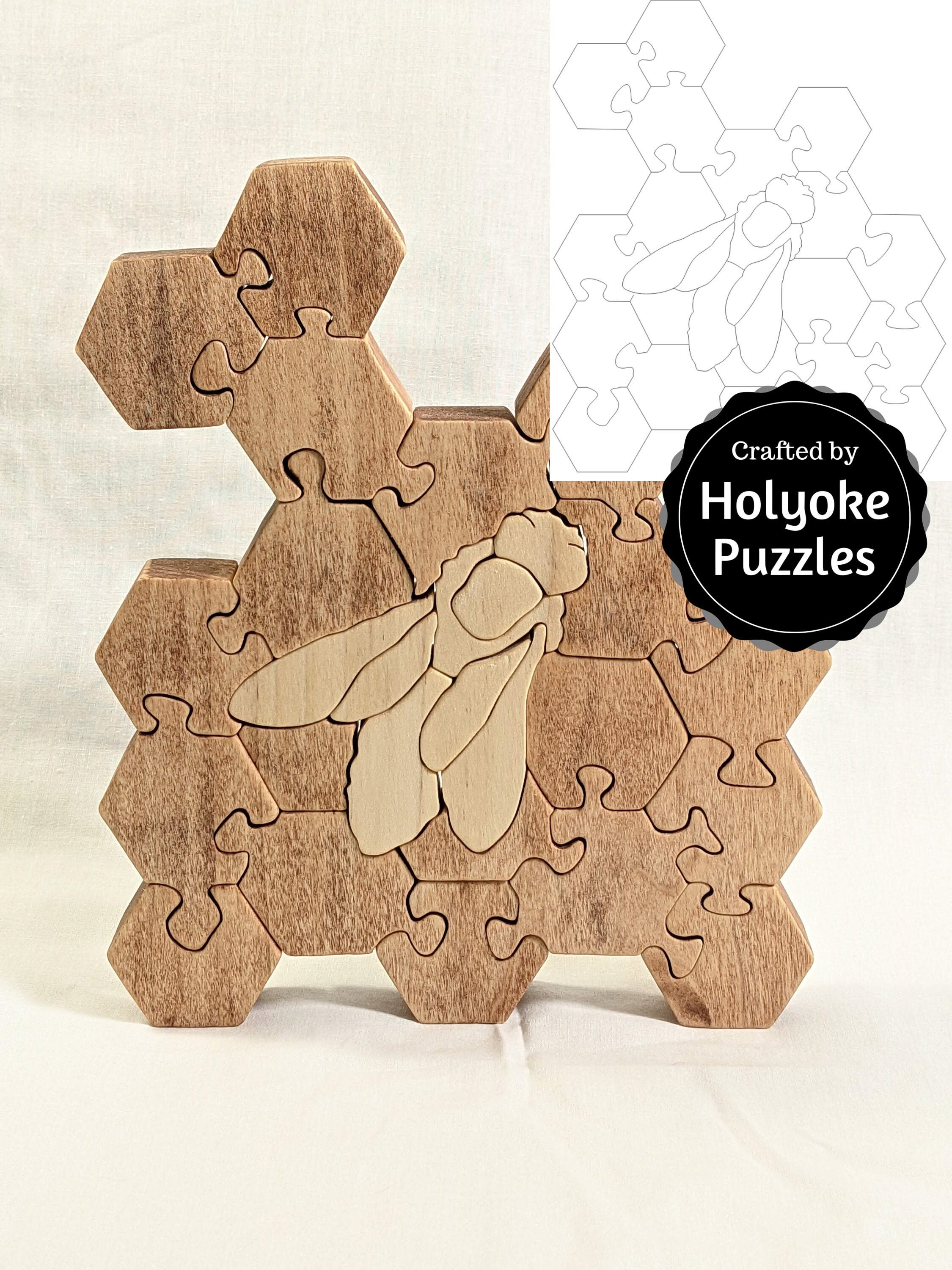 Honey Bee Puzzle Pattern PDF PNG SVG Digital Download - Etsy Canada
