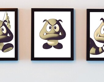 WINGED GOOMBA From Super Mario Bros. 3 Vinyl Decal Video Game - Etsy
