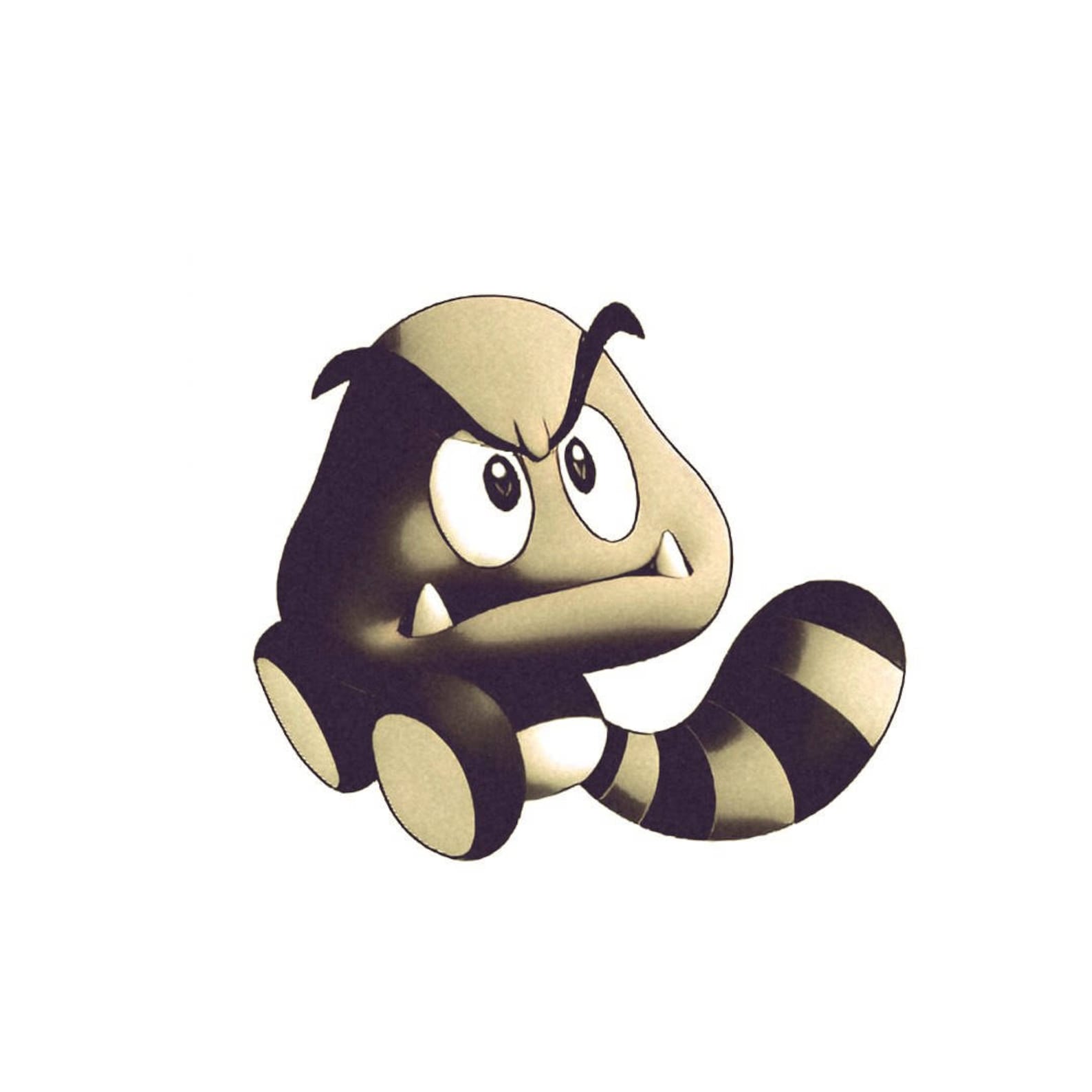 Set of 3 Goomba Collection digital prints Nintendo fan art | Etsy