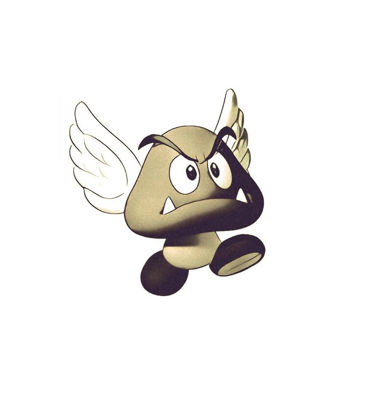 Set of 3- Goomba Collection Digital Prints, Nintendo Fan Art, Matte ...