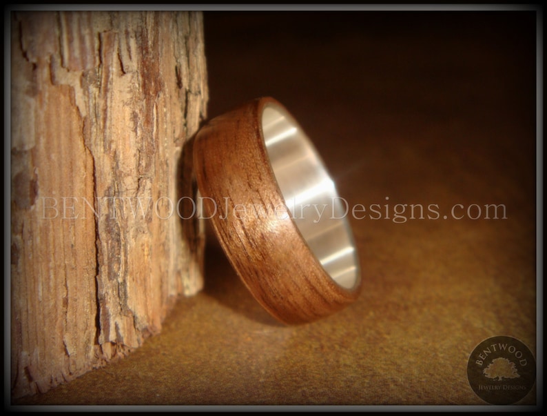 Bentwood Ring American Walnut Handmade Wood Ring With Wide - Etsy