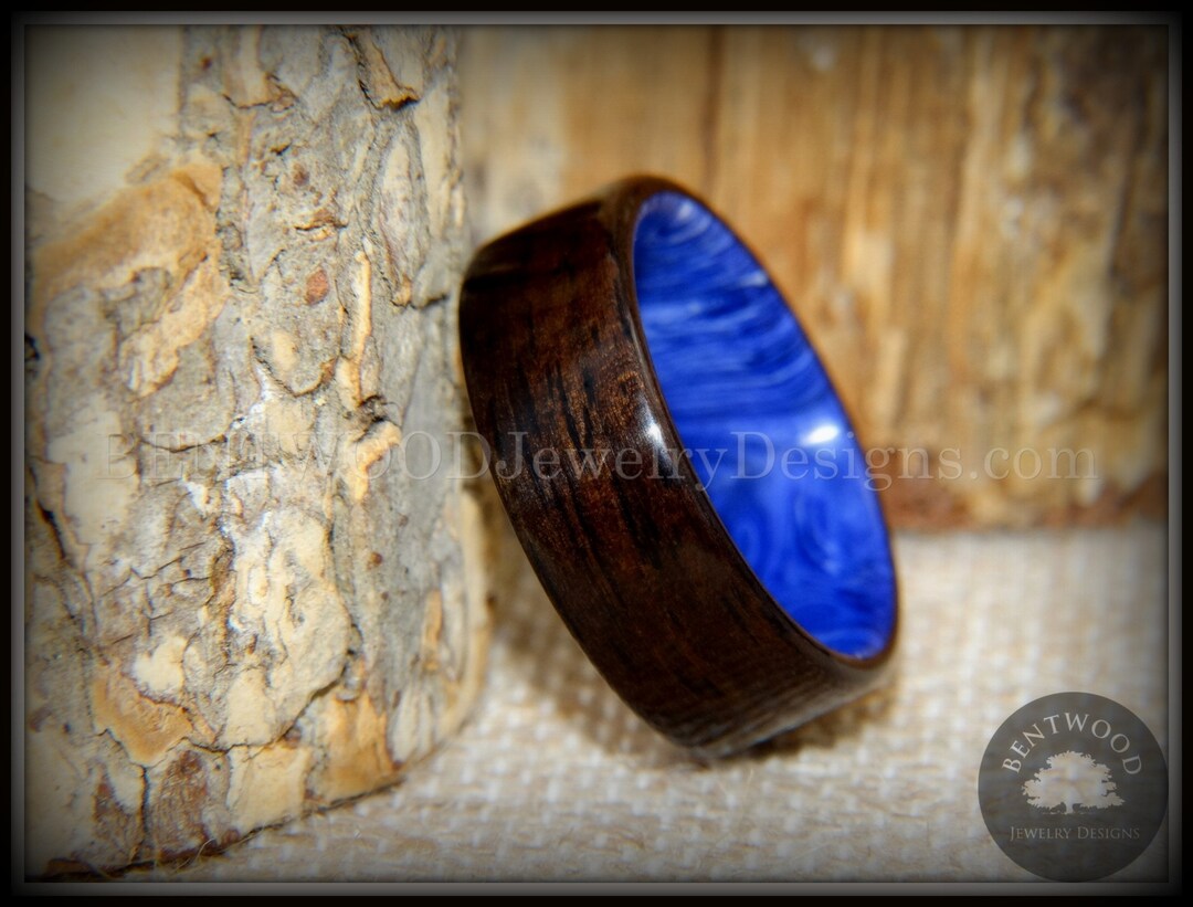 Ebony on Juma Marbled Lapis Gemstone "ultramarine" Using My Bentwood ...