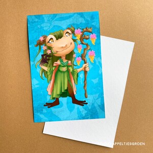 Fearne Art Print Frog - Critical Role Bells Hells - A6 Print 4 X 6 Inch ...