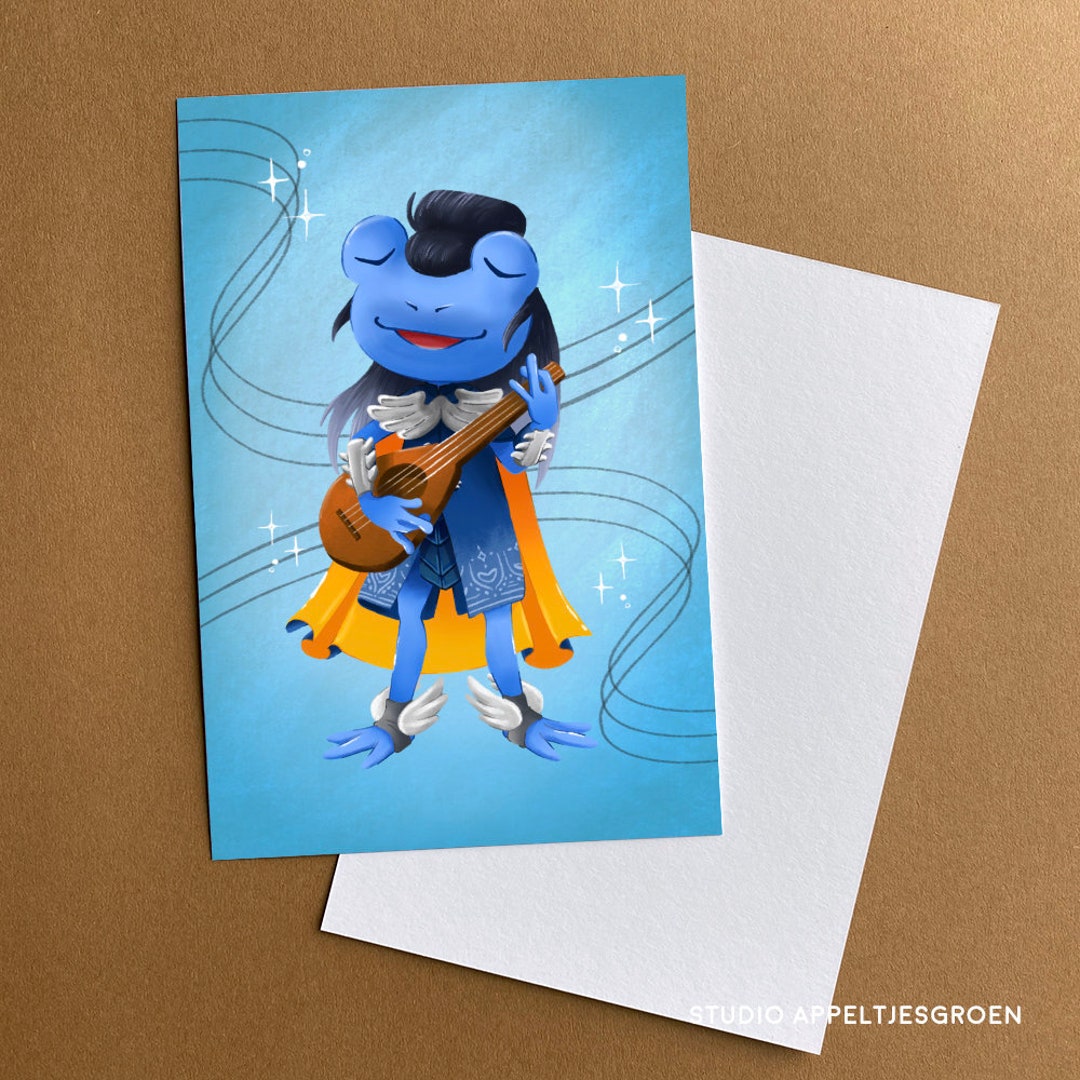 Dorian Art Print Frog Critical Role Bells Hells A6 Print 4 X 6 Inch - Etsy