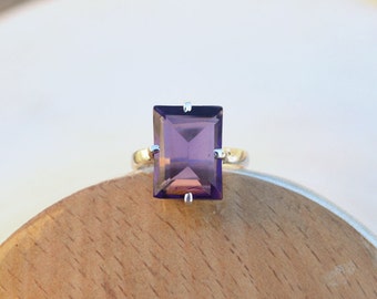 Purple Quartz Ring | Etsy