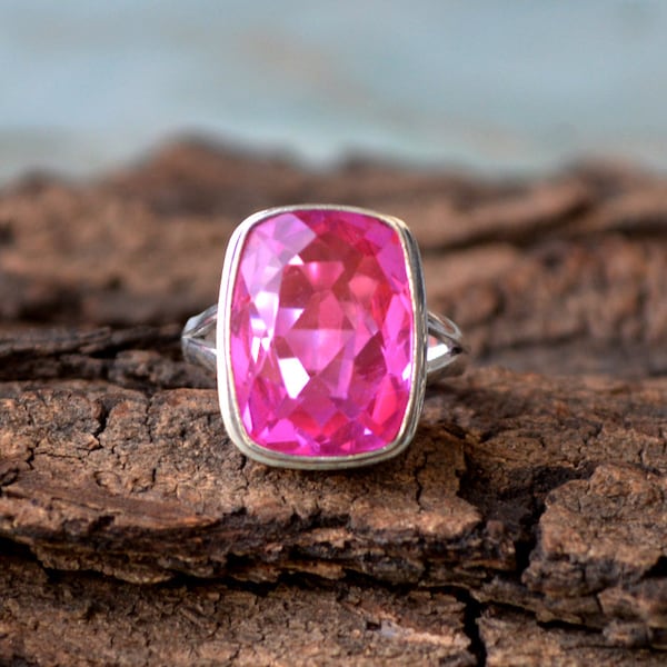 Pink Tourmaline Ring - Etsy