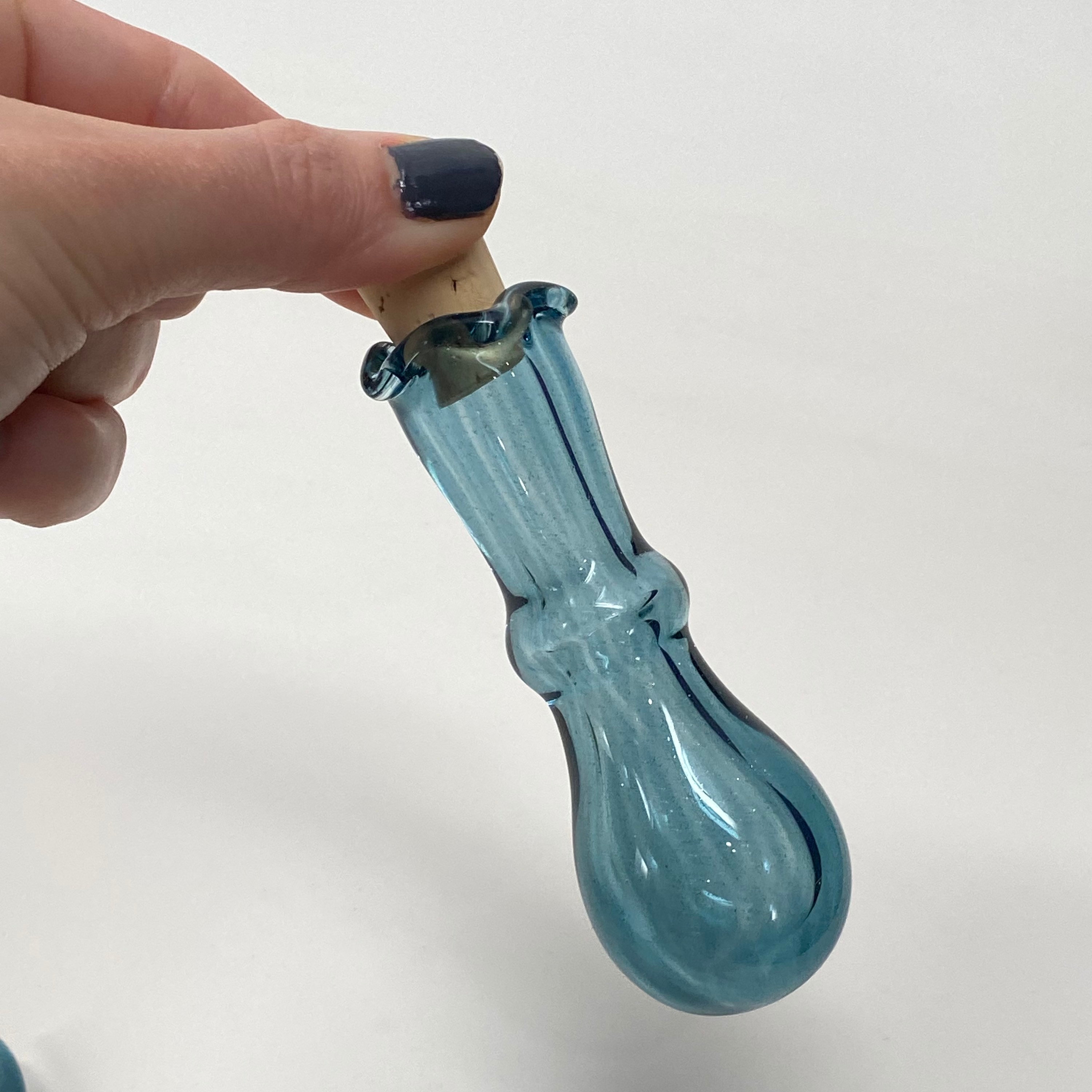 Glittery Blown Glass Bottle Bodice Chiller Spell Bottle - Etsy Nederland
